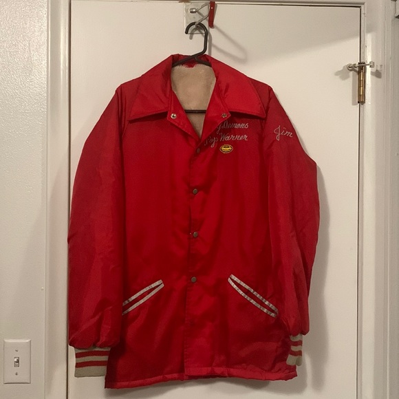 Jackets & Coats | Vintage Derry Demons Football Jacket With A Faux Fur ...